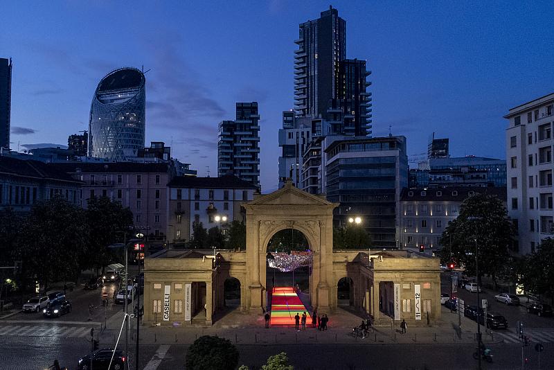 Ingo Maurer: Porta Nuova Reflections Installation
