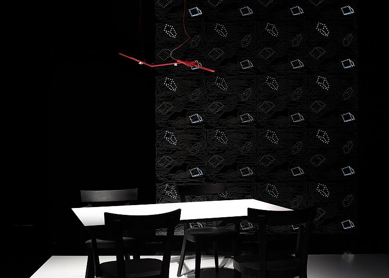 Led Wallpaper Interior Design